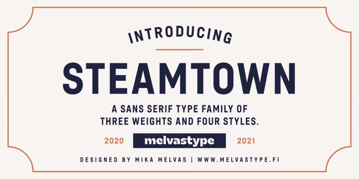 Steamtown Font - Download Free Font