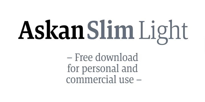 Askan Slim Font - Download Free Font