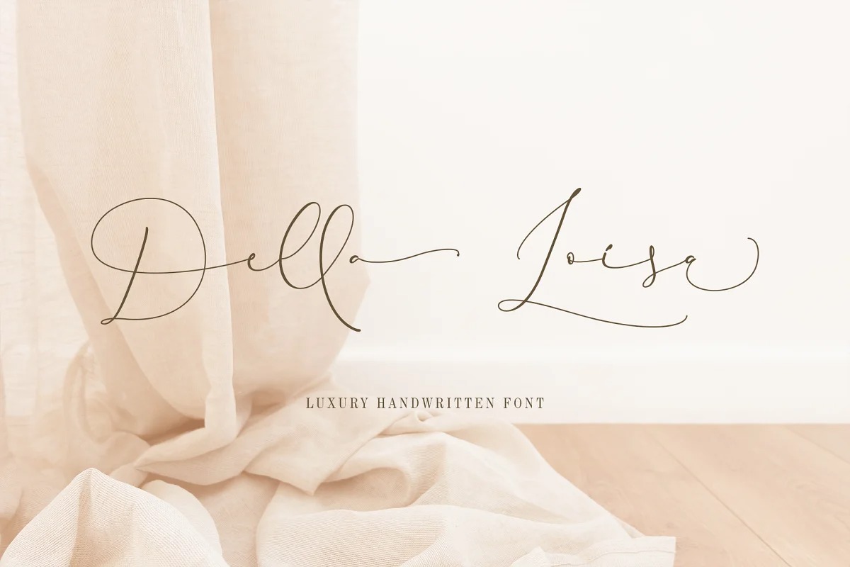 Della Loisa Font - Download Free Font
