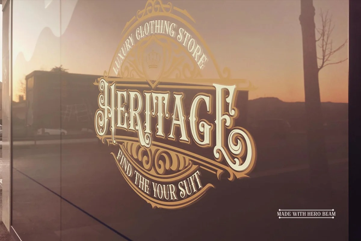 Hero Beam Font - Download Free Font