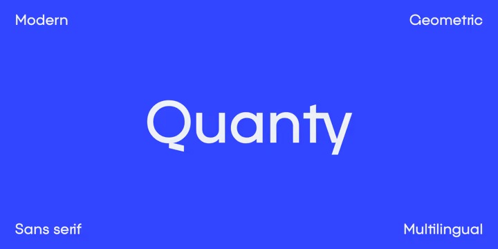 Quanty Font - Download Free Font
