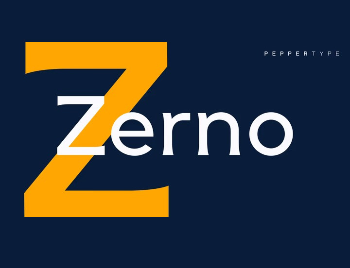 Zerno Font - Download Free Font