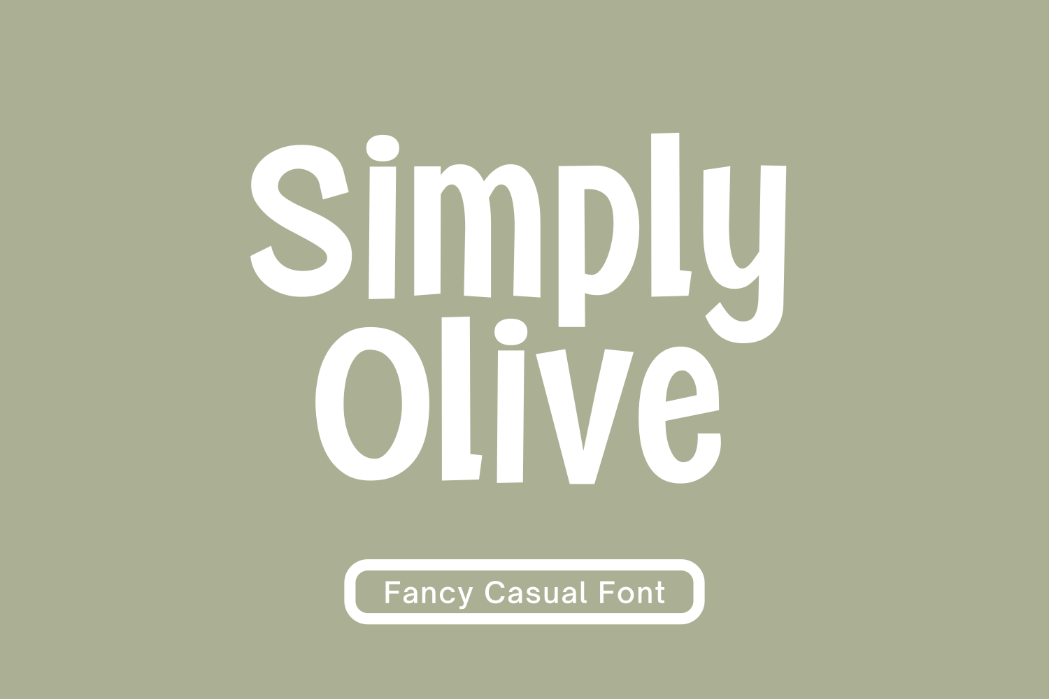 Simply Olive Font - Download Free Font