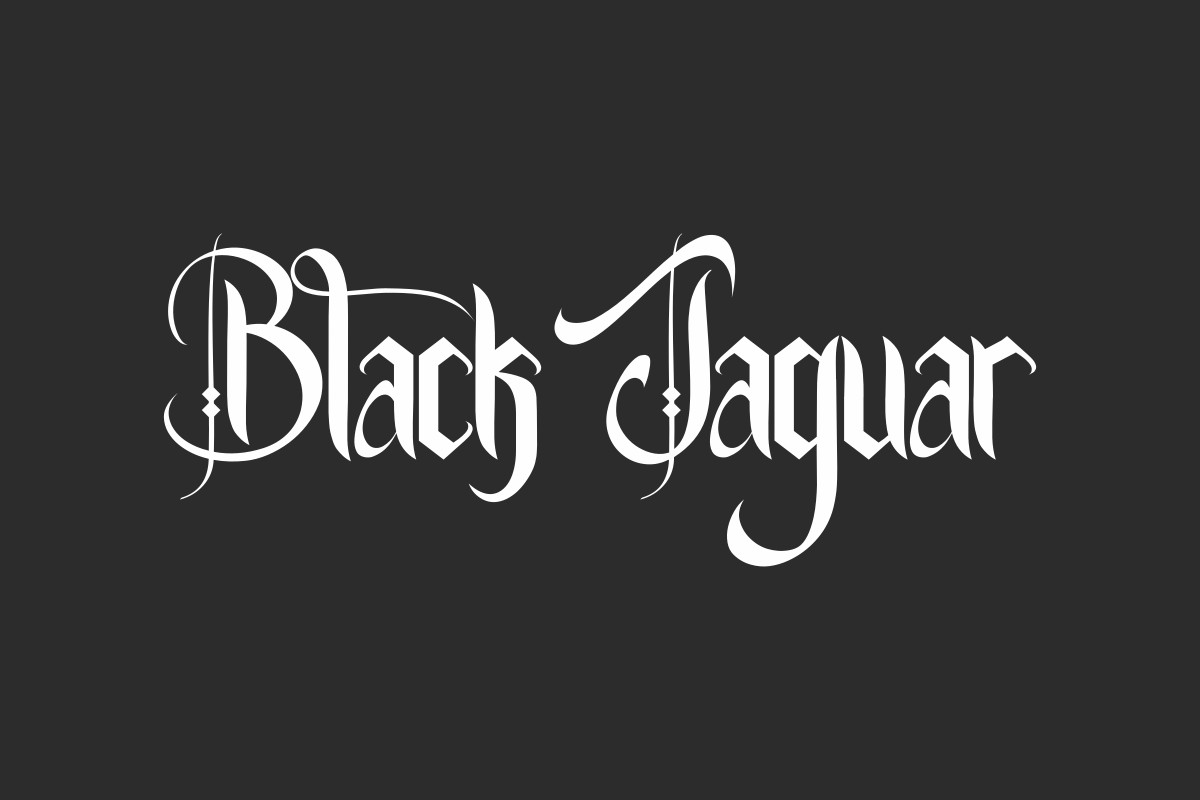 Black Jaguar Font - Befonts