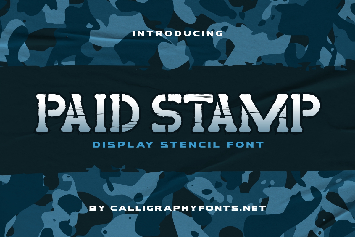 Paid Stamp Font - Download Free Font