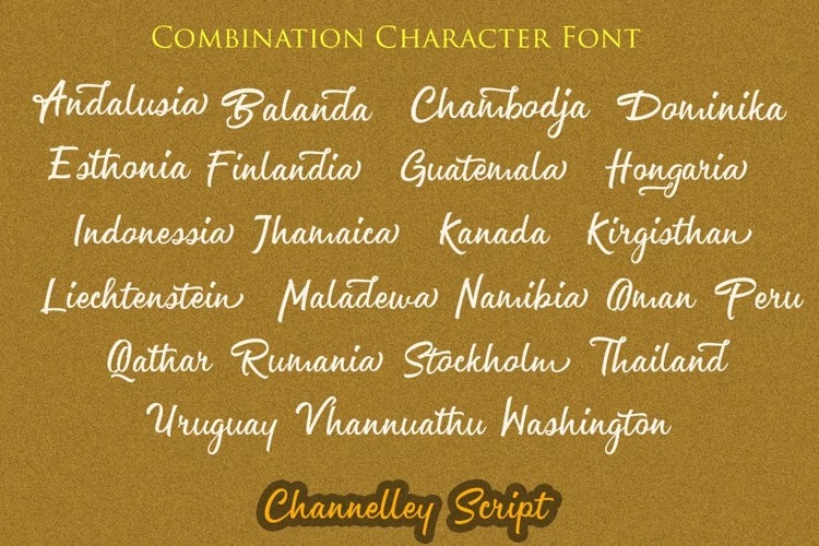 Channelley Script Font - Download Free Font