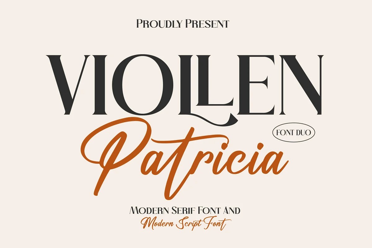 Viollen Patricia Font Duo - Download Free Font