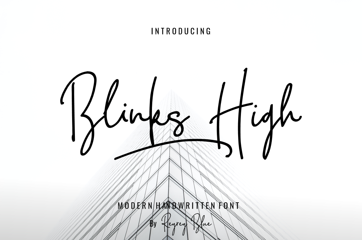 Blink High Script Font - Download Free Font