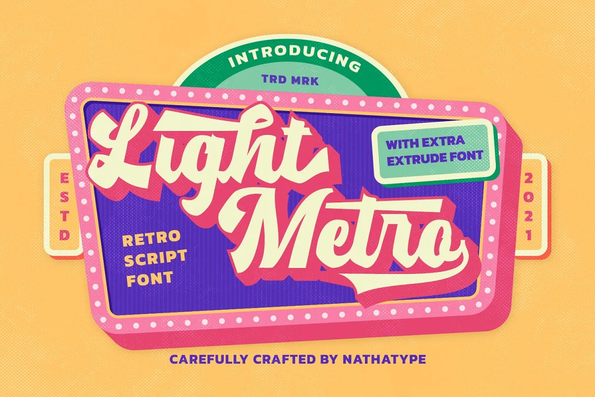Light Metro Font - Download Free Font