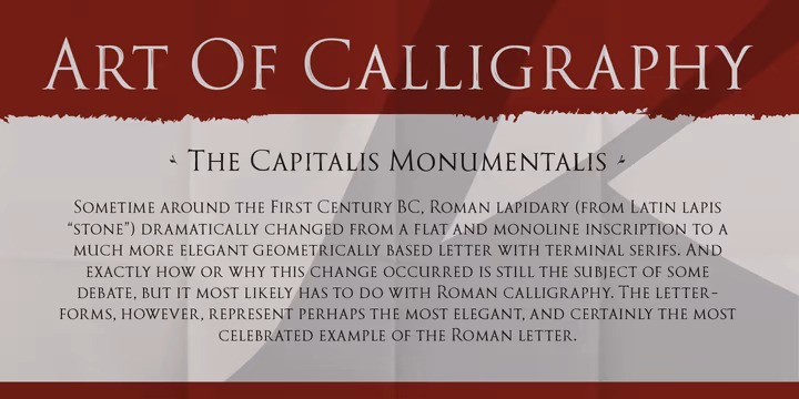 PKG Roman Capitals Font - Download Free Font