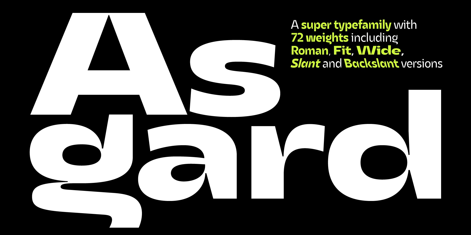 Asgard Font Family - Download Free Font