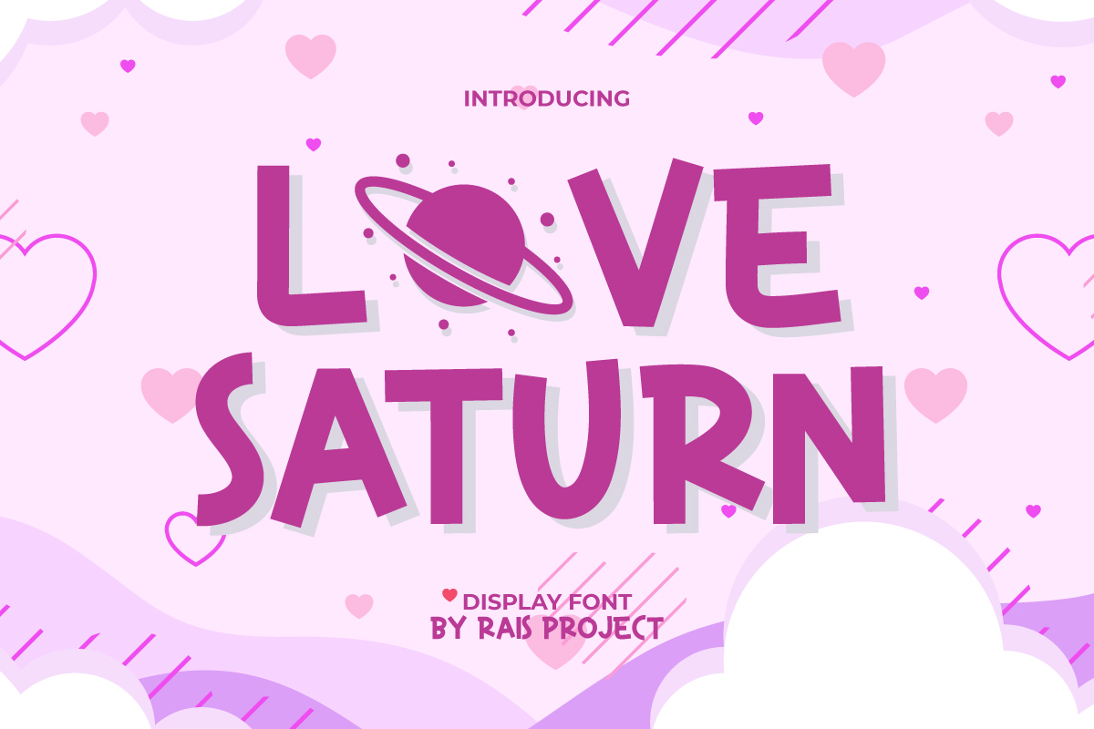 Love Saturn Font - Befonts