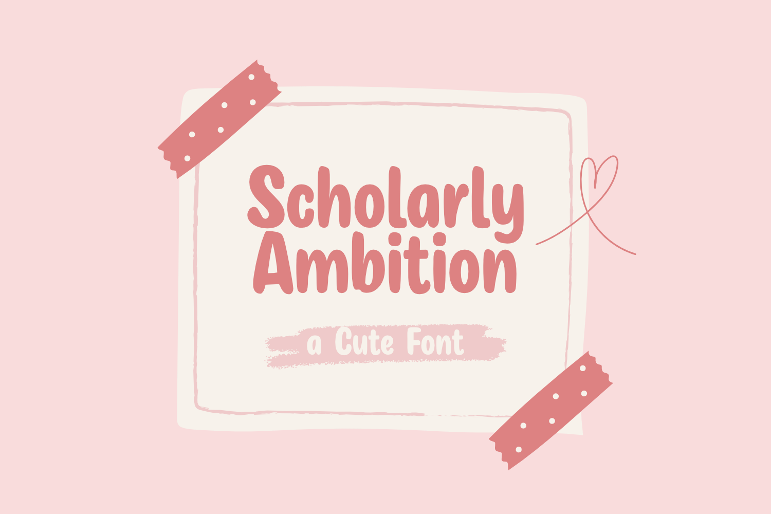 Scholarly Ambition Font - Download Free Font