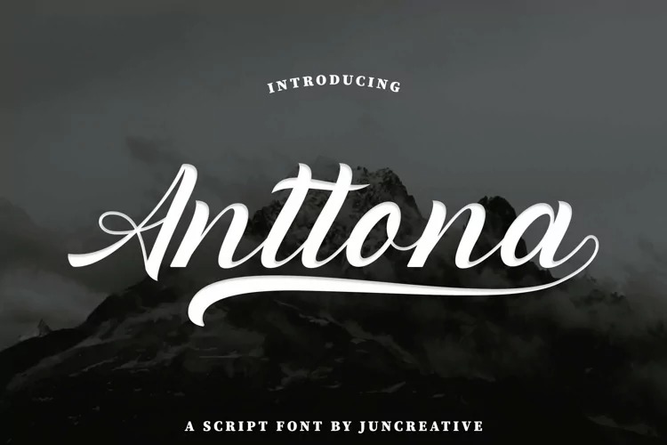 Anttona Calligraphy Font - Download Free Font