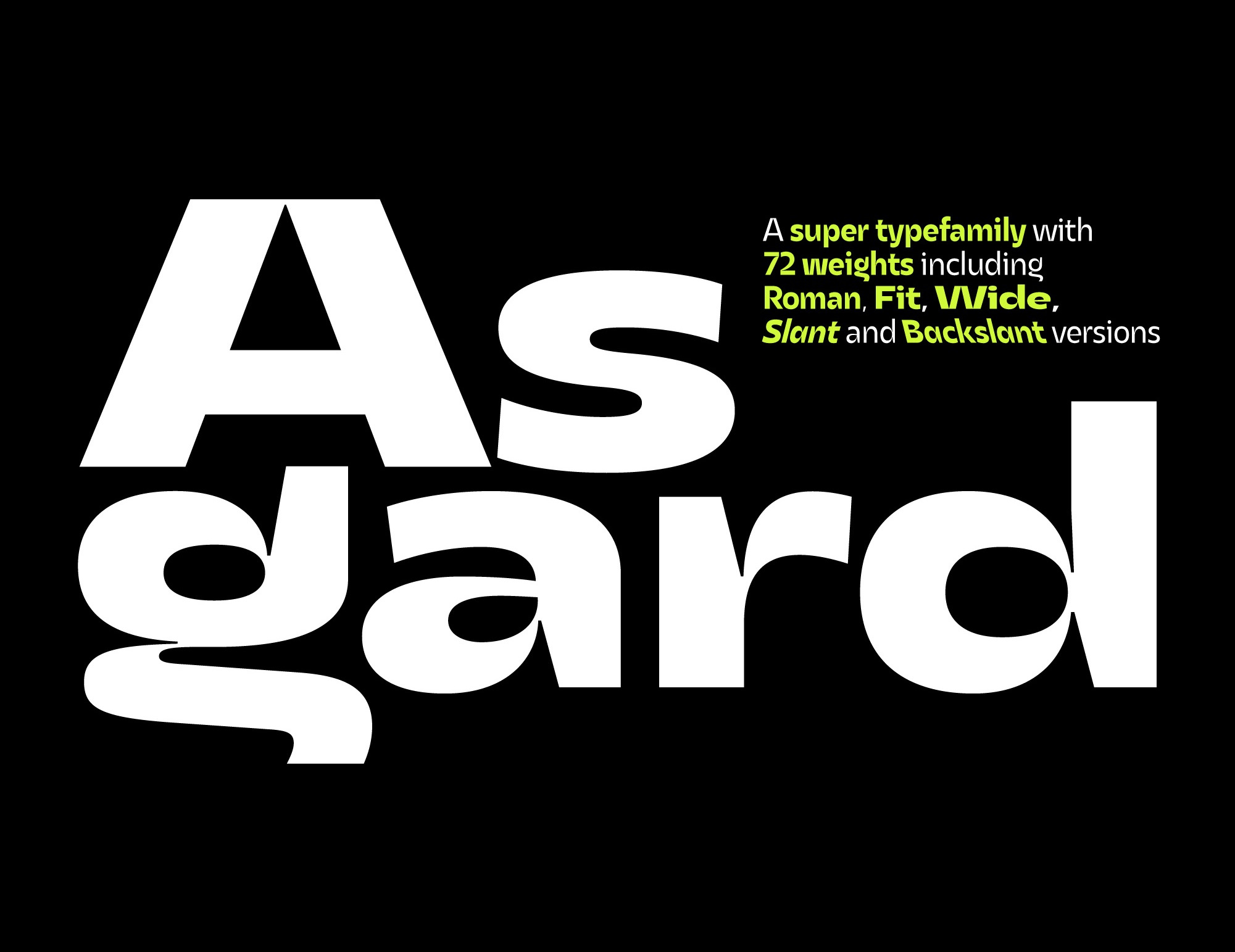 Asgard Font Family - Download Free Font