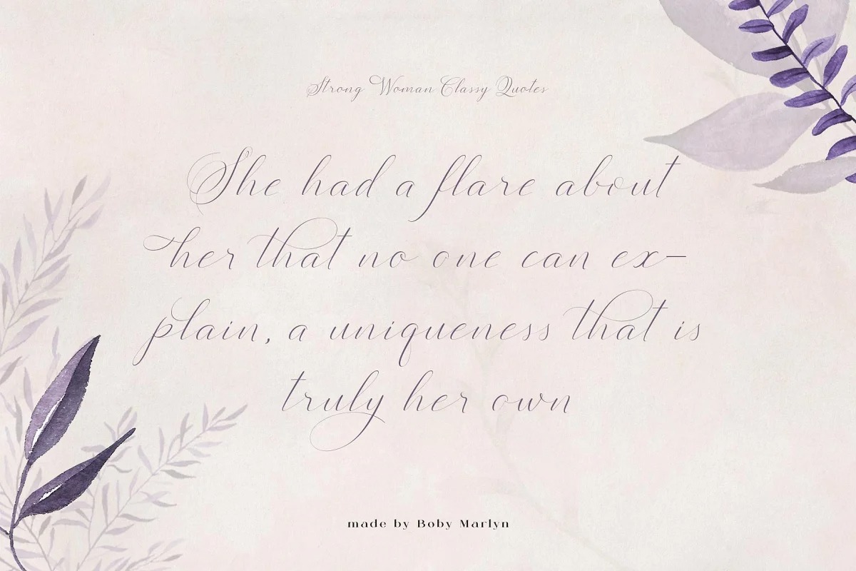 Boby Marlyn Font - Download Free Font