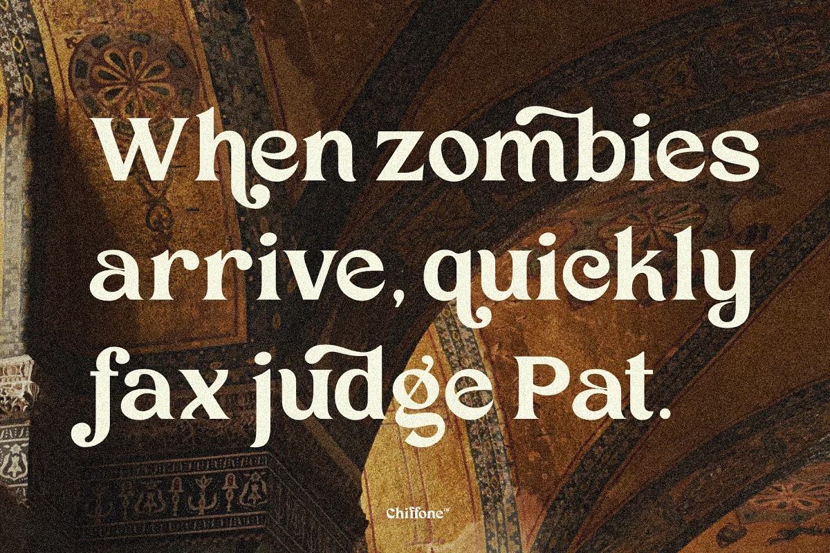 Chiffone Font - Download Free Font