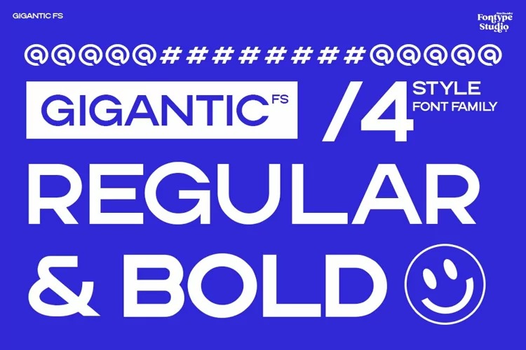 Gigantic FS Font - Download Free Font