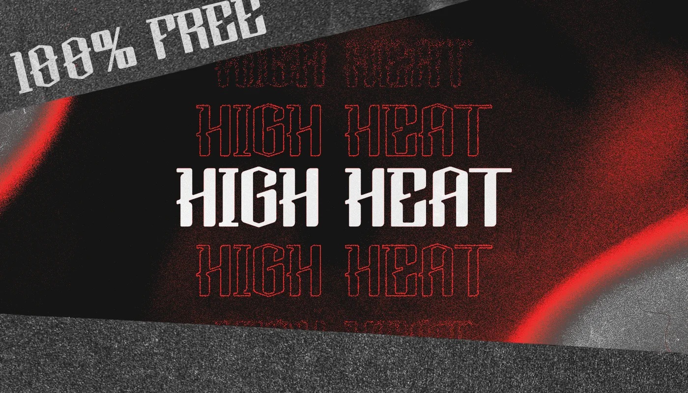 High Heat Font - Download Free Font