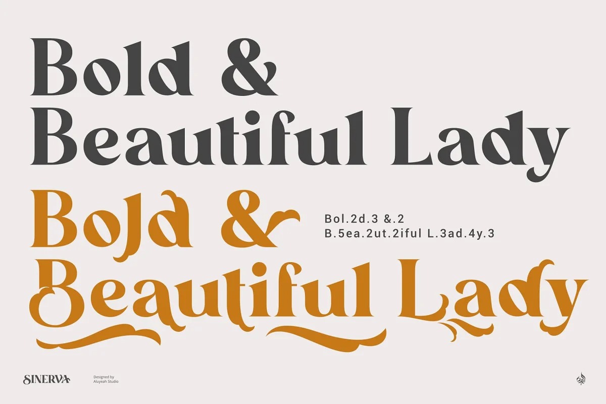 Sinerva Font - Download Free Font