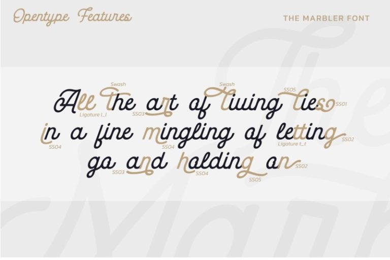 The Marbler Font - Download Free Font