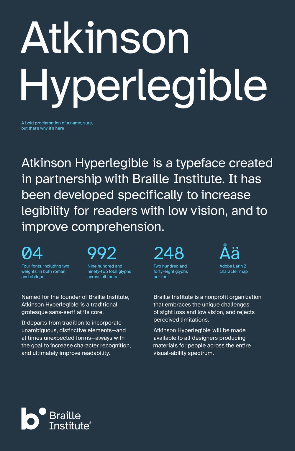 Atkinson Hyperlegible Font Family - Download Free Font