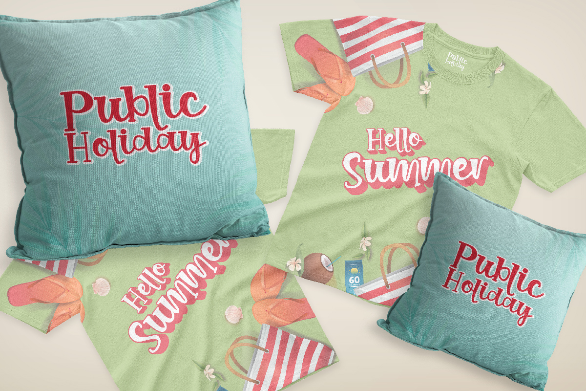 Public Holiday Font - Download Free Font