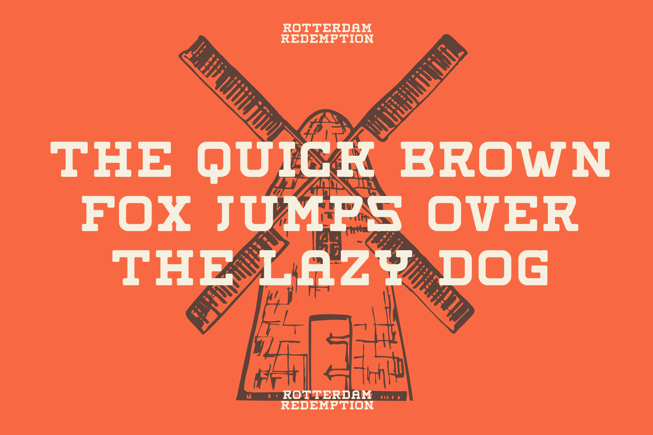 ROTTERDAM REDEMPTION Font - Download Free Font