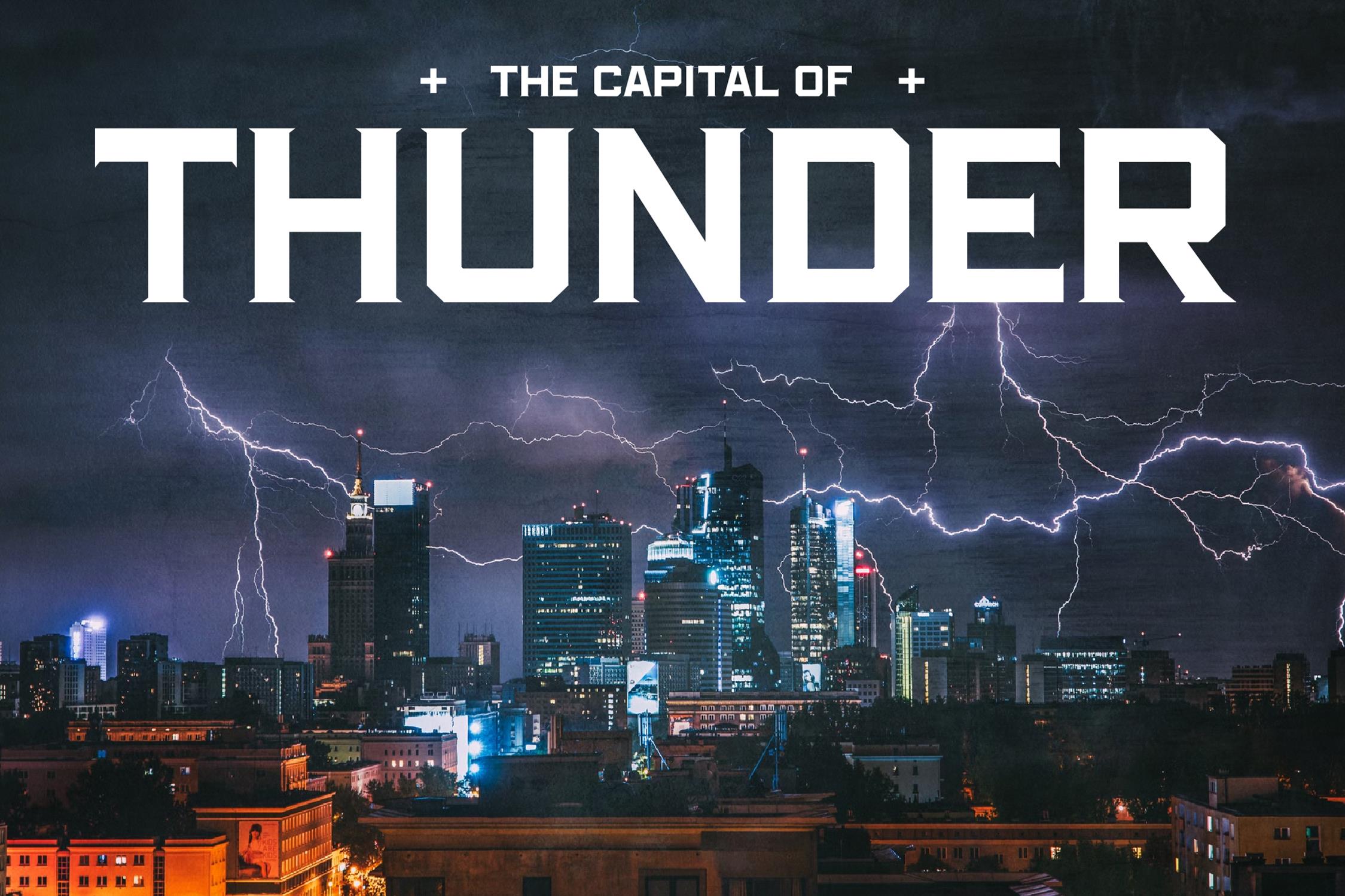 THUNDER SQUAD Font - Download Free Font