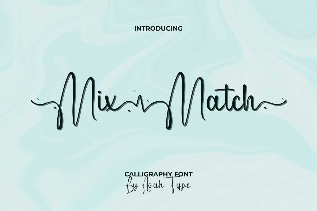 Mix Match Font - Befonts
