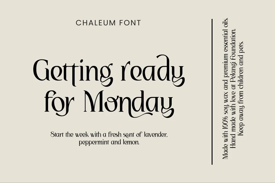 Chaleum Font - Download Free Font