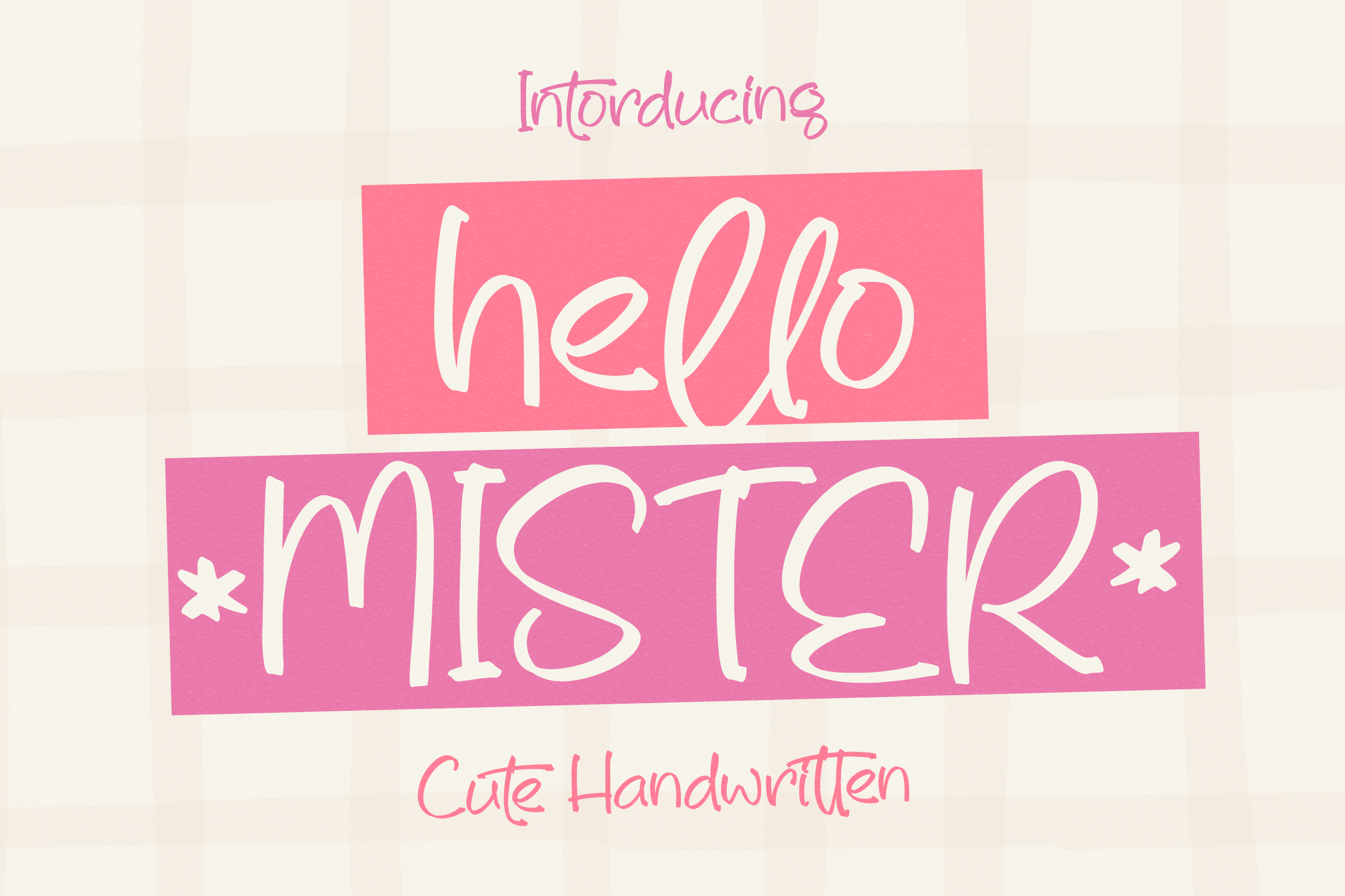 Hello Mister Font - Download Free Font