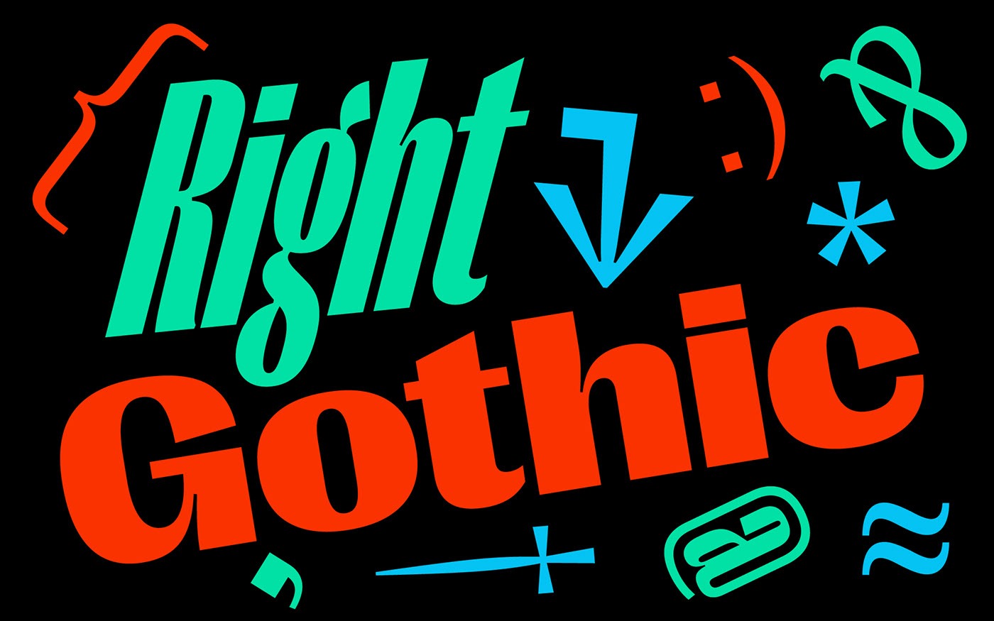 Right Gothic Font Family - Download Free Font