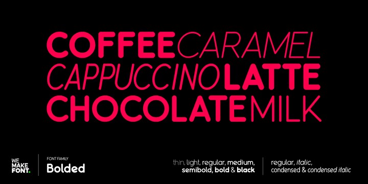 Bolded Font - Download Free Font