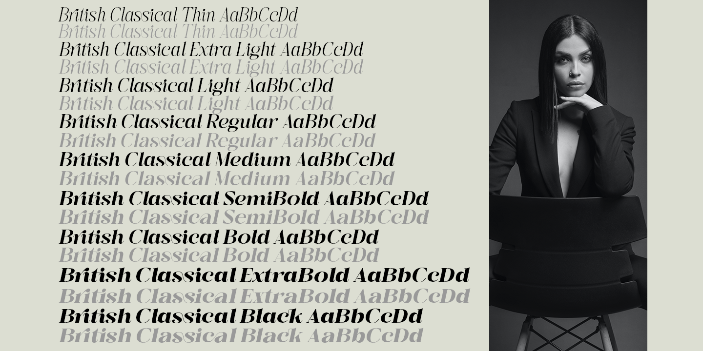 British Classical Typeface - Download Free Font