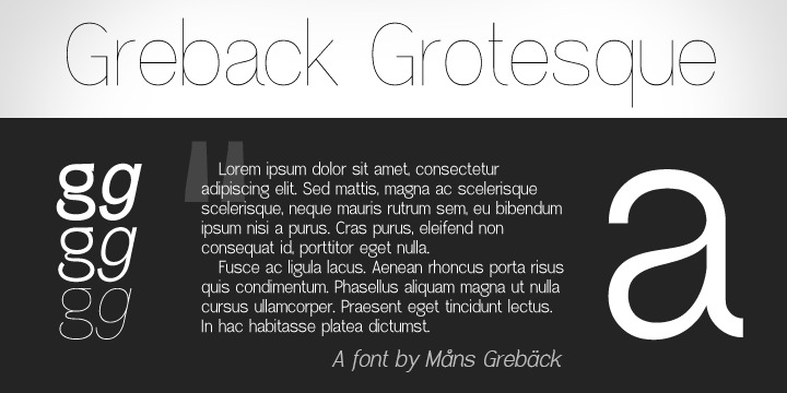 Greback Grotesque Font Family - Download Free Font