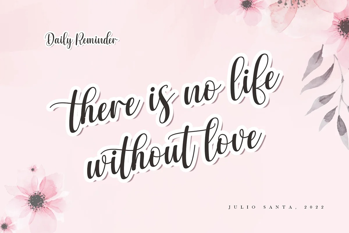 Julio Santa Font - Download Free Font