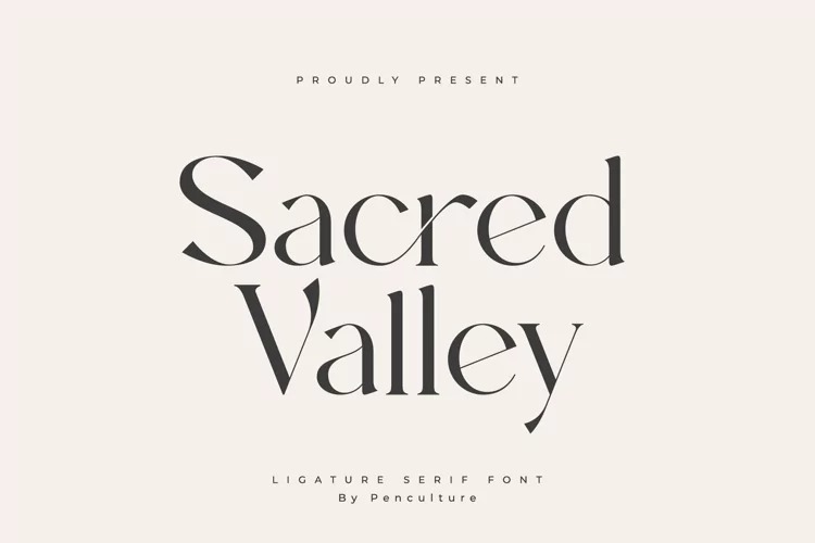 Sacred Word Font
