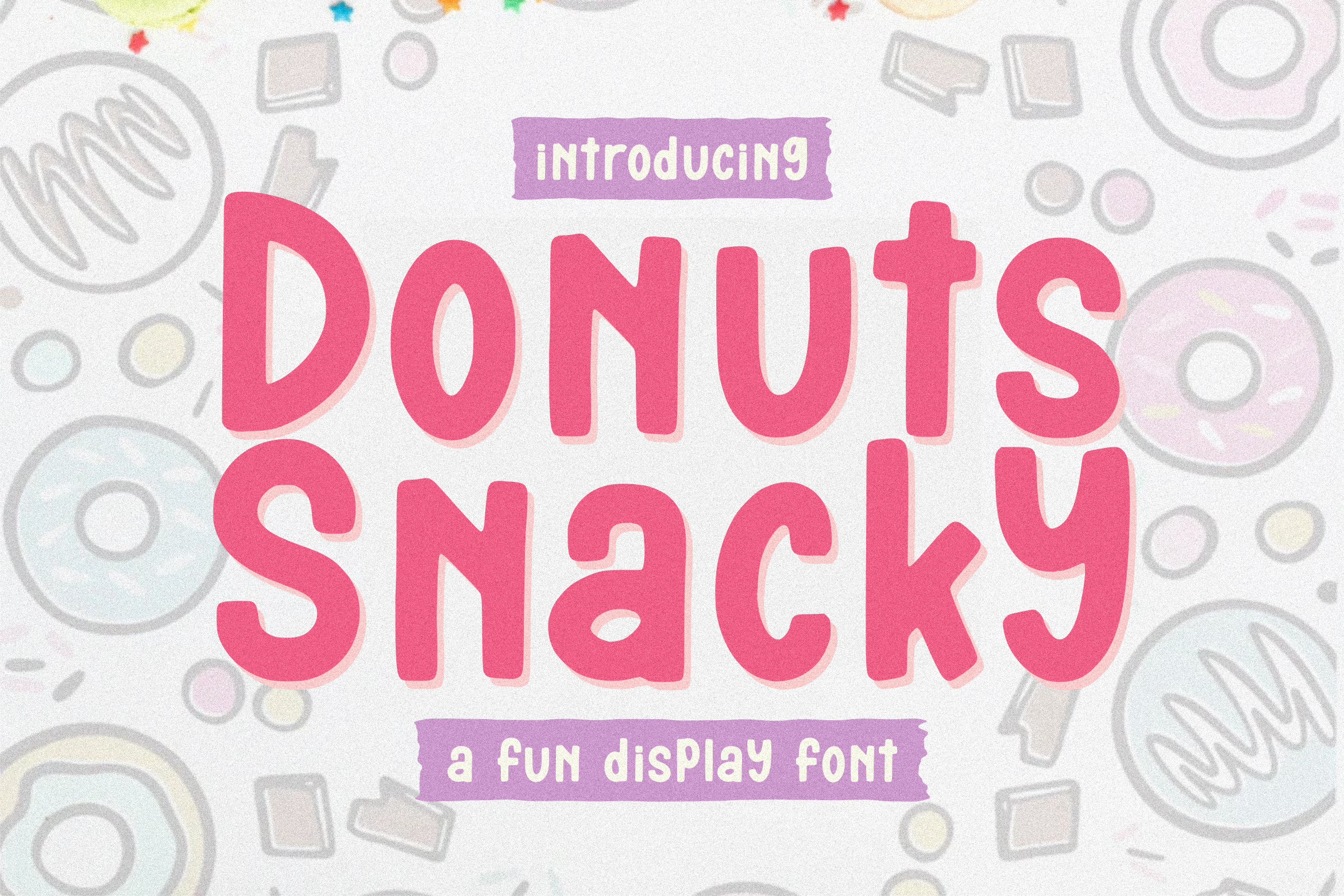 Donuts Snacky - Befonts