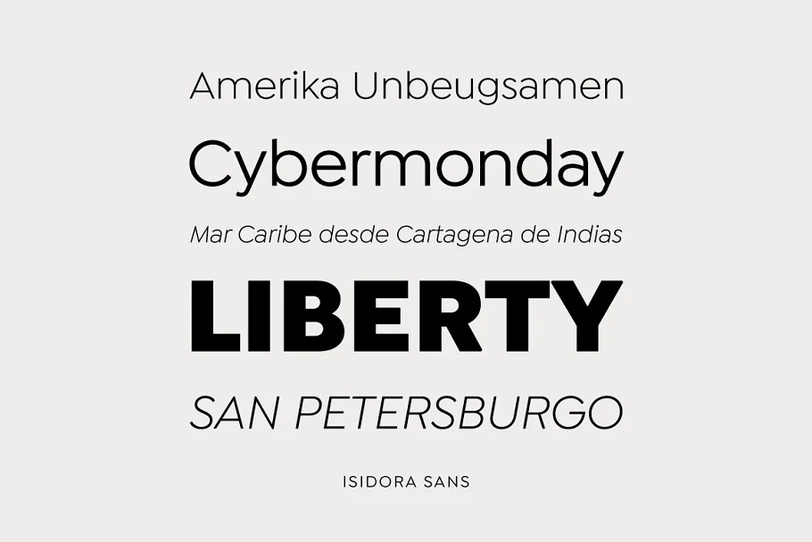 Isidora Sans Font Family - Download Free Font