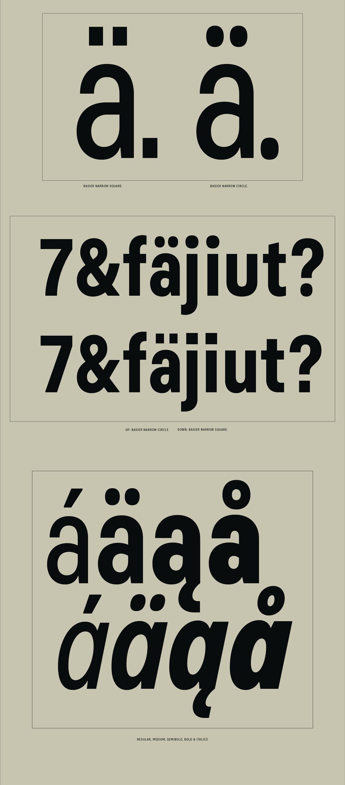 Basier Narrow Font - Download Free Font
