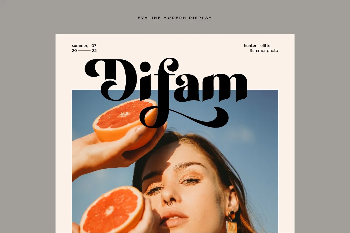 Evaline Font - Download Free Font