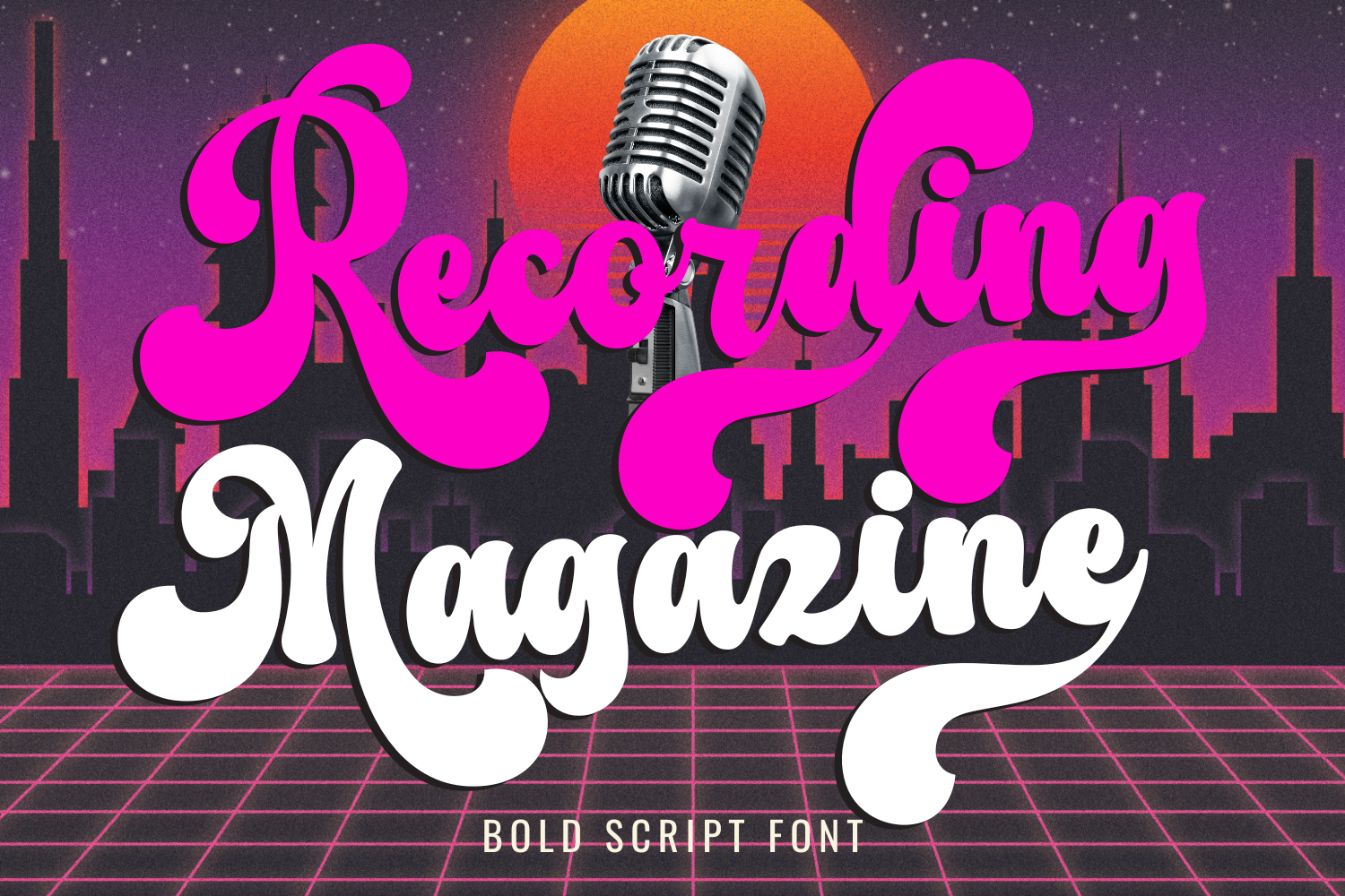 Recording Magazine Font - Befonts