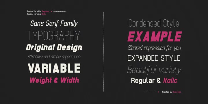 Brainy Font Family - Download Free Font