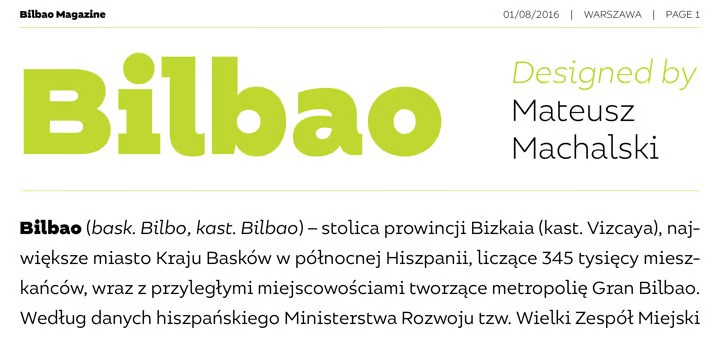 Bilbao Font Family - Download Free Font
