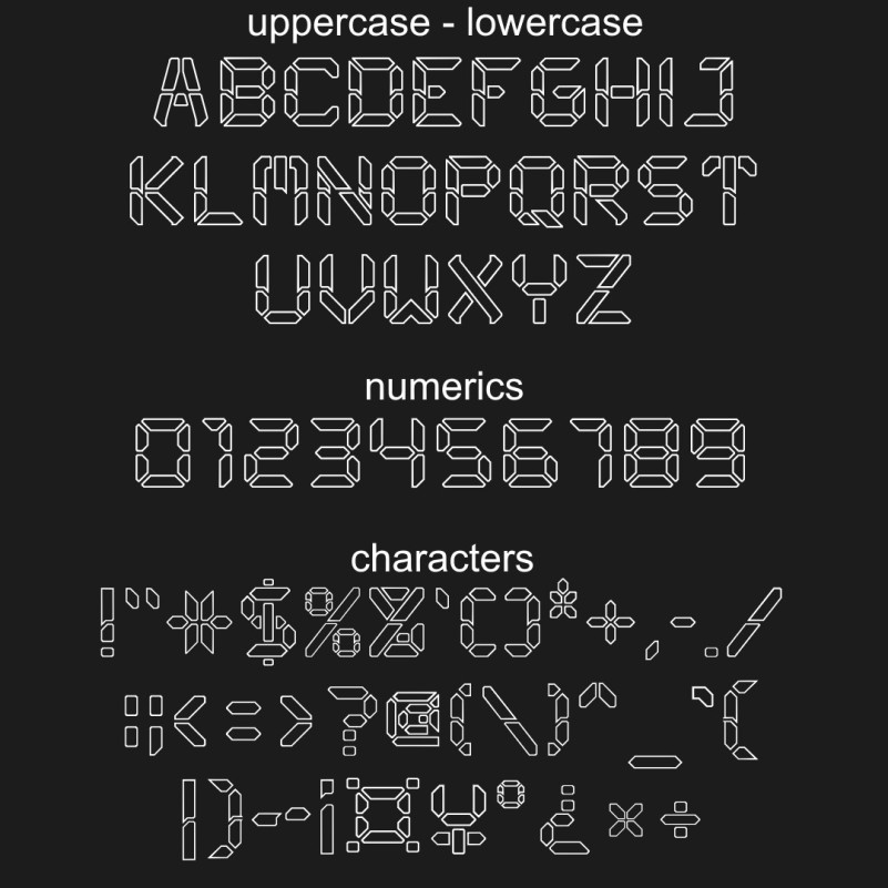 Digitized Font - Download Free Font