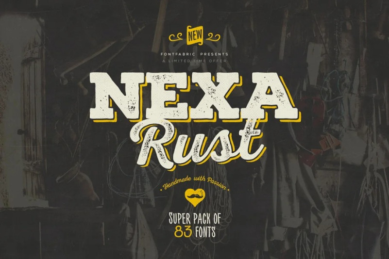 Nexa Rust Typeface Family - Download Free Font