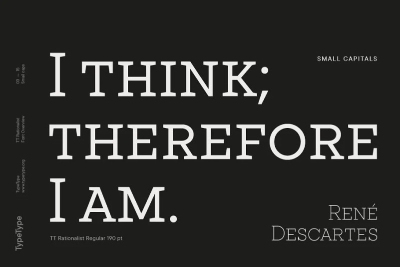 TT Rationalist Font Family - Download Free Font