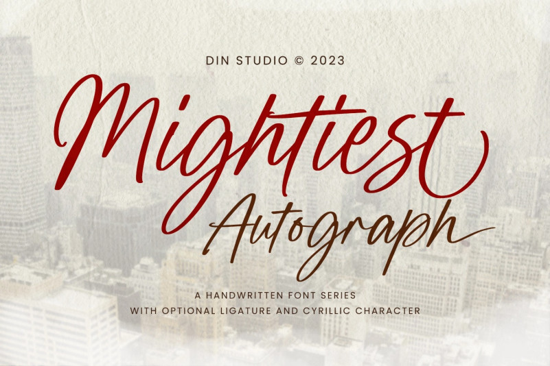 Mightiest Autograph Font - Download Free Font