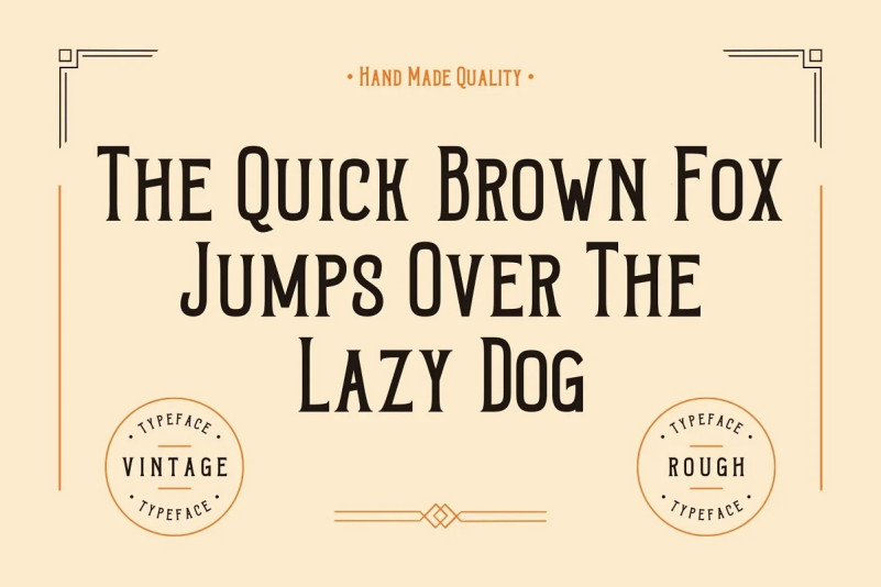 Vintage Rough Font - Download Free Font